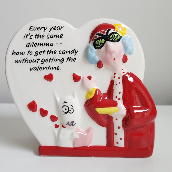 Hallmark | Other | 4 For 5 Maxine Valentines Day Vase | Poshmark